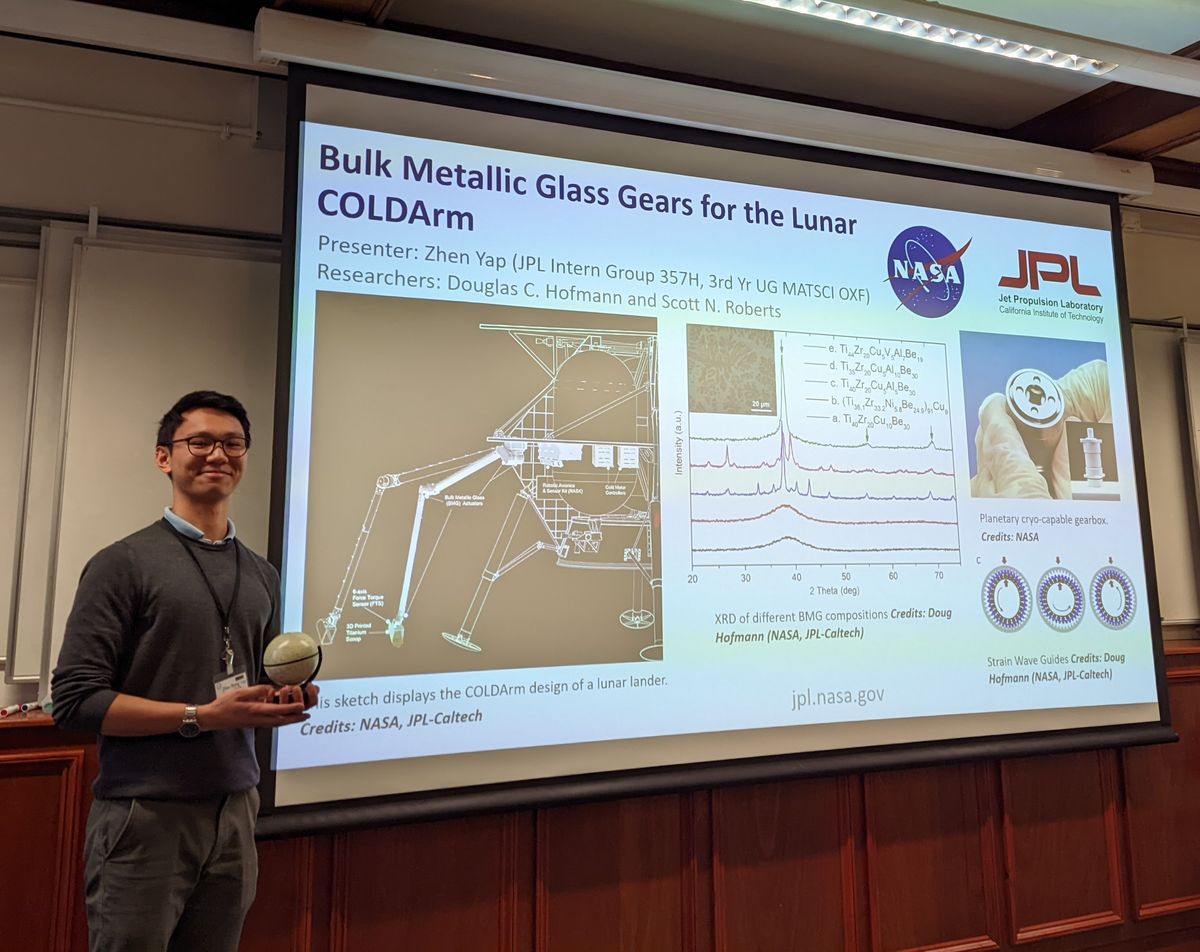 NASA JPL Lunar COLDArm + Oxford Moon Meeting